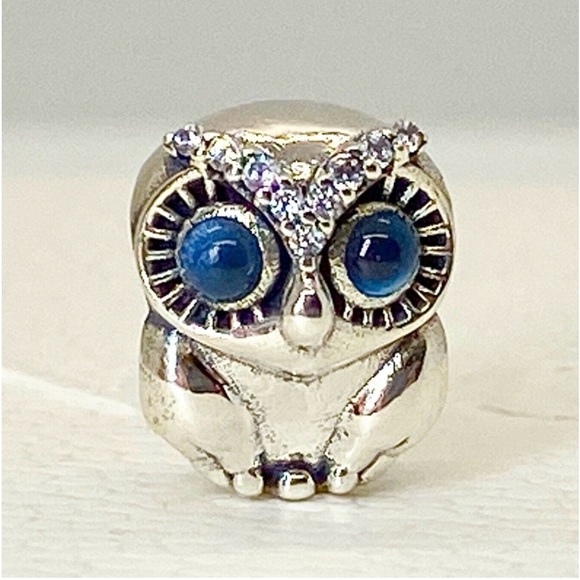 Jewelry | New Authentic Pandora Sparkling Owl Charm | Poshmark
